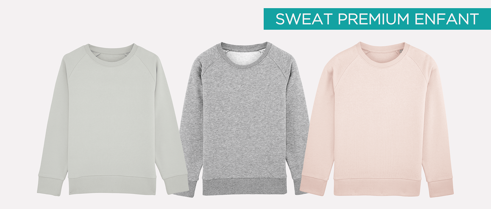 Sweat Enfant Personnalisé - Coton Bio Tout Doux - Atelier du Quai